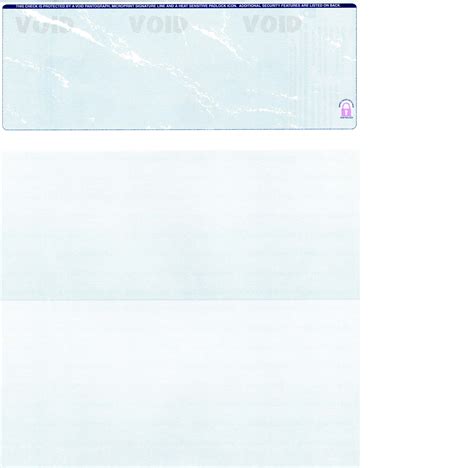 Premium Blank Check Stock Product Check Print