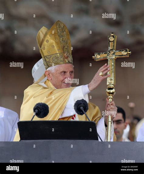 Pope Benedict Xvi Holds A Special Mass At The Antoni Gaudi Thousands