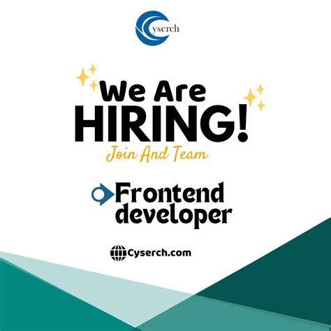 Hiring Frontenddeveloper Cybersecurityjobs Techcareers Joinourteam Frontendjobs