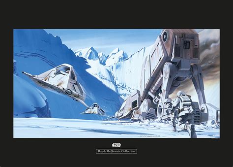 Star Wars Poster Star Wars Classic Rmq Hoth Battle Snowspeeder Con