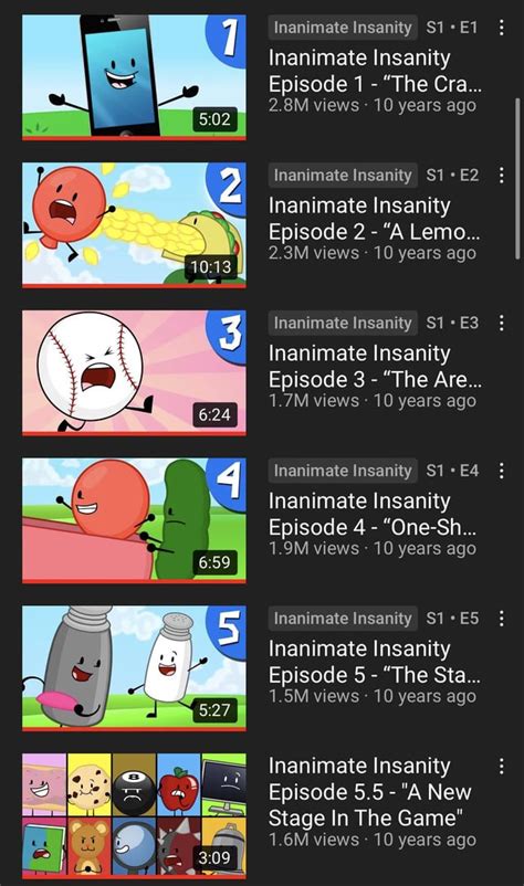 Inanimate Insanity Season 1 Finale Uncolorized Inanimateinsanity