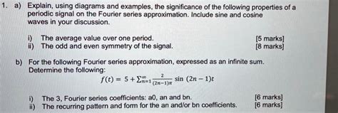 Explain Using Diagrams And Examples The Significance Of The Following