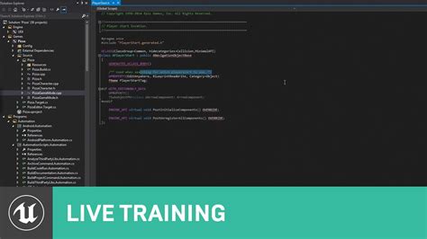 Introduction To Programming Live Training Unreal Engine Youtube