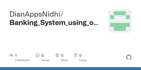 GitHub DianAppsNidhi Banking System Using Oops