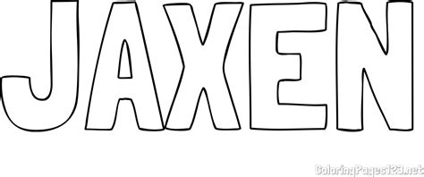 Jaxen Coloring Page