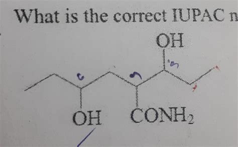 What Is The Correct Iupac Ccc O Cc C N O C O Cc Filo