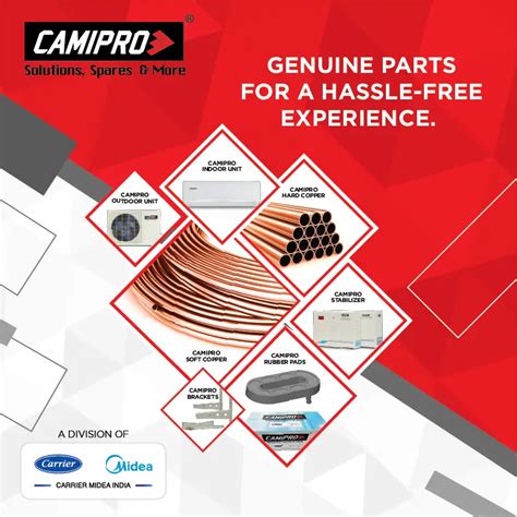 Camipro Spare Solutions Carrier Midea India
