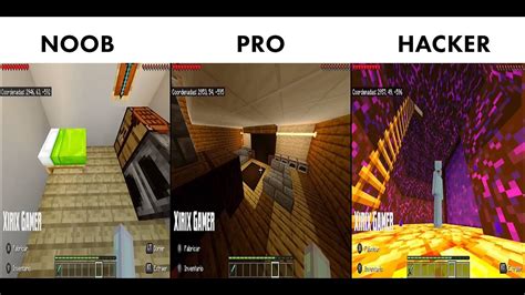 CHALLENGE NOOB Vs PRO Vs HACKER YouTube