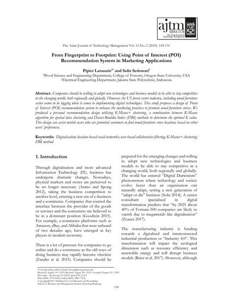 Pdf From Fingerprint To Footprint Using Point Of Interest Poi Recommendation System In