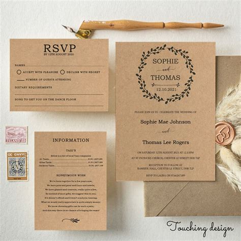 What Size Are Rsvp Cards For Wedding Invitations Photos