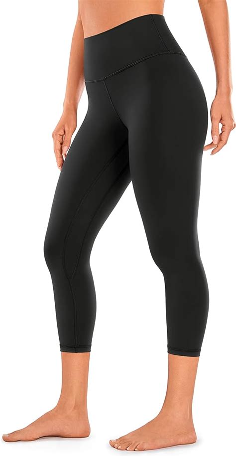 Crz Yoga Women S Naked Feeling Workout Capris Leggings Inches Gym