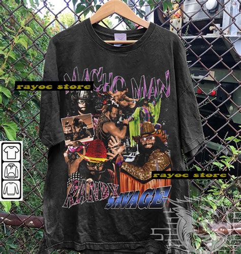 Vintage Bootleg Style Randy Macho Man Savage Shirt Randy Savage
