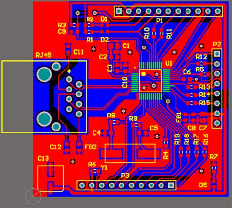 Ethernet Rj45 Pcb Layout Pcb Circuits Otosection