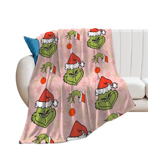 Christmas Blankets Christmas Grinch Throw Blanket Christmas Grinch