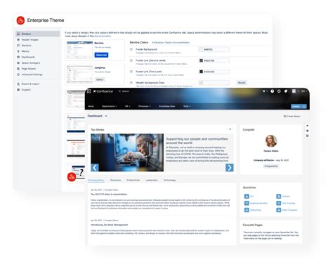 Enterprise Theme For Confluence Intranets Bitvoodoo Apps