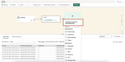 Edit And Publish Microsoft Fabric Event Streams Microsoft Fabric