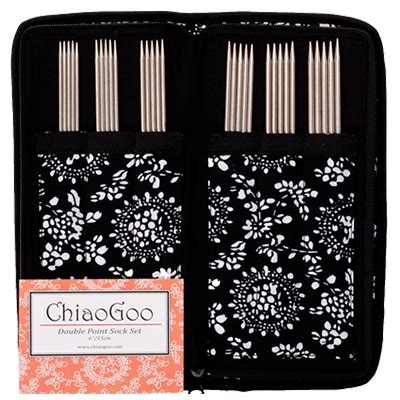 Chiaogoo Double Pointed Needles Set With Case Yarn Trader