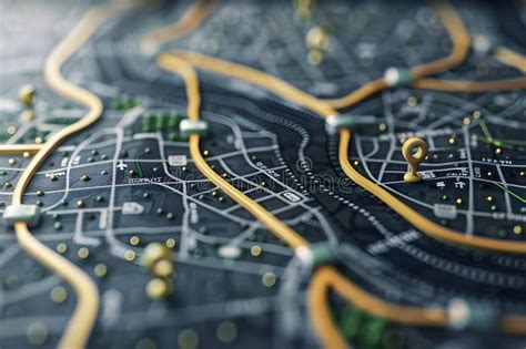 Navigating City Streets A 3d Model Of Urban Road Networks And Location Pinpointing With
