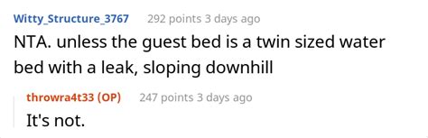 Mother In Law Wants To Sleep In Couples Bed Cant Take ‘no For An