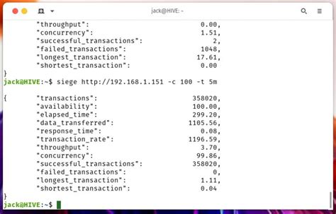 How To Benchmark A Website With The Siege Command Line Tool