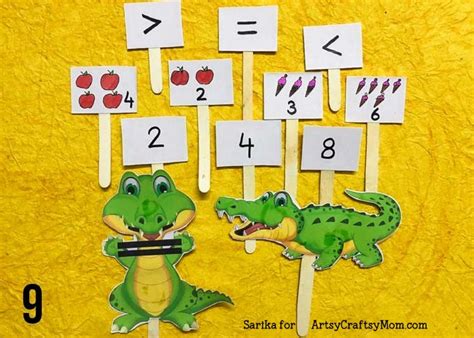 Learning Greater Than Less Than And Equals With Alligator Math