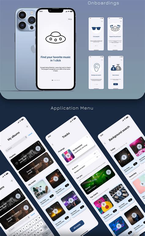 Music App UX UI Case Study Behance