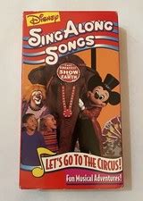Sing Along Songs Mickeys Fun Songs Lets Go To The Circus Vhs 1994