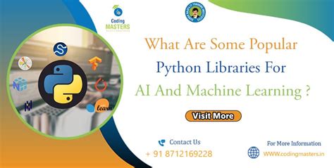 What Are Some Popular Python Libraries For Ai And Machine Learning By Codingmasters Software