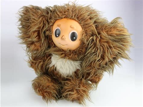 Rare Soviet Cheburashka Plush Vintage Cheburashka Retro Toy