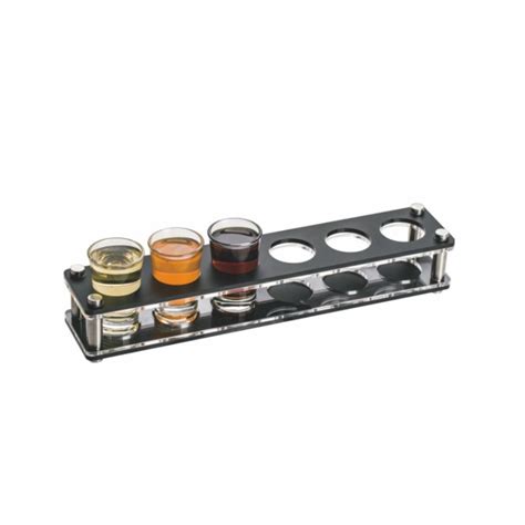 Holes Acrylic Shooter Rack Clear Acrylic Shot Glass Holder Rack Bar Ware Whisky Cup Serving