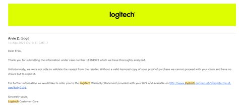 Logitech Support Problem Rlogitech