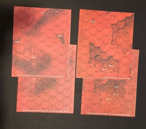 Battletech Map Set 3 Fasa 1638 1991 Eight Maps 4669746402
