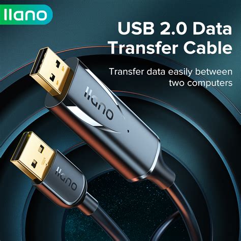 Llano 2m Usb20 Data Transfer Cable Mutual Bidirectional Transmission Copy Wire Pc To Pc Usb 20