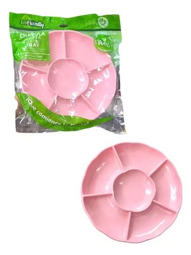 Charola Botanera Redonda 6 Divisiones Desechable Mayoreo Envío Gratis