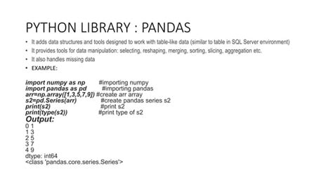 Presentation On Data Science With Python Pptx