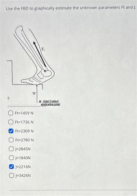Solved Use The Fbd To Graphically Estimate The Unknown