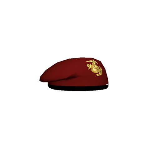 Maroon Military Beret Brickplanet
