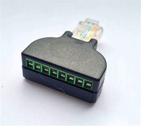 Rj45 Male Connector Breakout Adapter