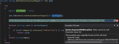 Zebra Zx7 Sdk Failed To Print Getting Exception Systemiofilenotfoundexception In