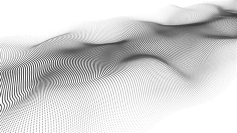 하얀 배경에 움직이는 검은 점들의 추상적인 미래적 물결 빅 데이터 3d 렌더링 0명에 대한 스톡 벡터 아트 및 기타 이미지 0명 3차원 형태 가리키기 Istock