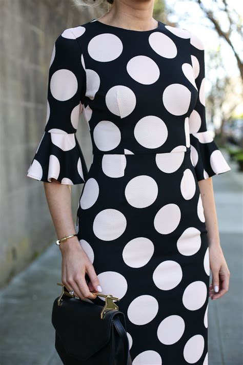 Polka Dot Bell Sleeve Dress Memorandum Nyc Fashion And Lifestyle Blog For The Working Girl