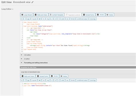Nested Posts In Category Loop Toolset