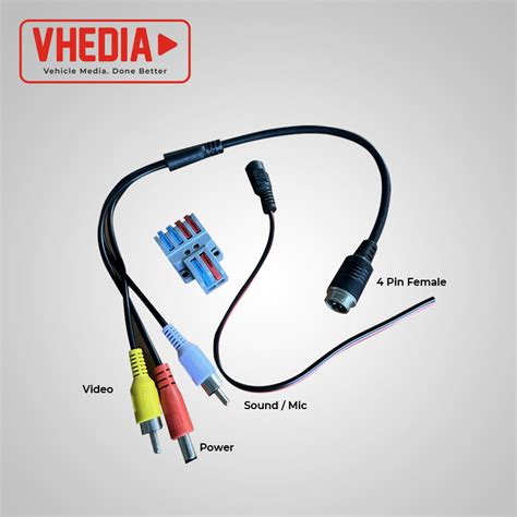 Dual Reverse RearView Camera Screen VHEDIA