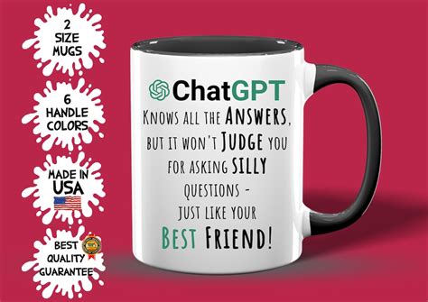 Chatgpt Mug Best Chat Gpt Coffee T Idea Chatgpt Best Seller 2023