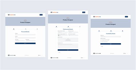 Multipage Application Form By Gerald On Dribbble