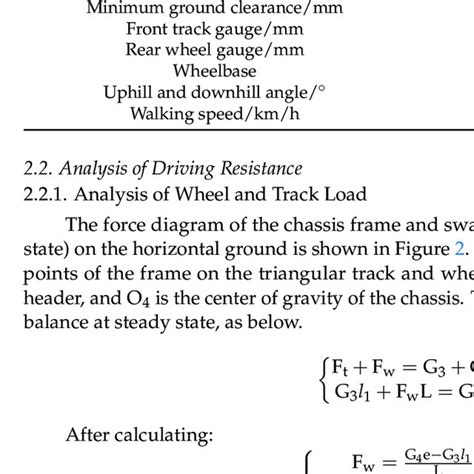 Main Technical Parameters Of The Wheel Track High Clearance Chassis