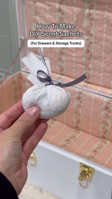 How To Make Diy Scent Sachets For Drawers And Trunks 💐 Diy Crafts Easydiy Homediy Hometips