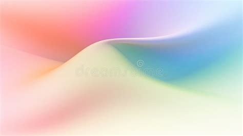 Abstract Background With Gradient Smooth Liquid Curve Soft Color
