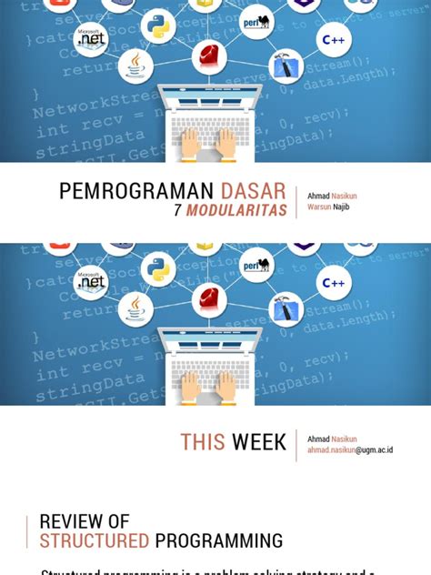 Pemrograman Dasar Pdf Parameter Computer Programming Modular