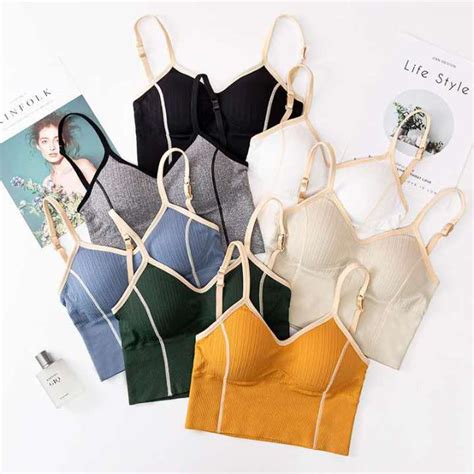 Backless Bralette Push Up Bra Crop Top Bikini Top Beach Wear Padded Bra